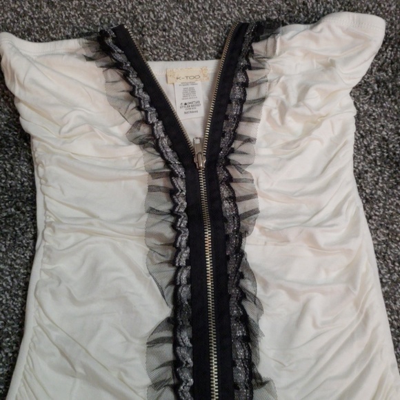 Tops | New Sexy Zip Front Tube Top S M Or L | Poshmark